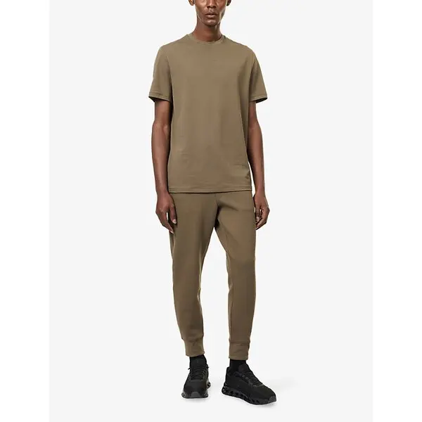 On Focus Tech Straight-leg Cott-jersey Jogging Bottoms