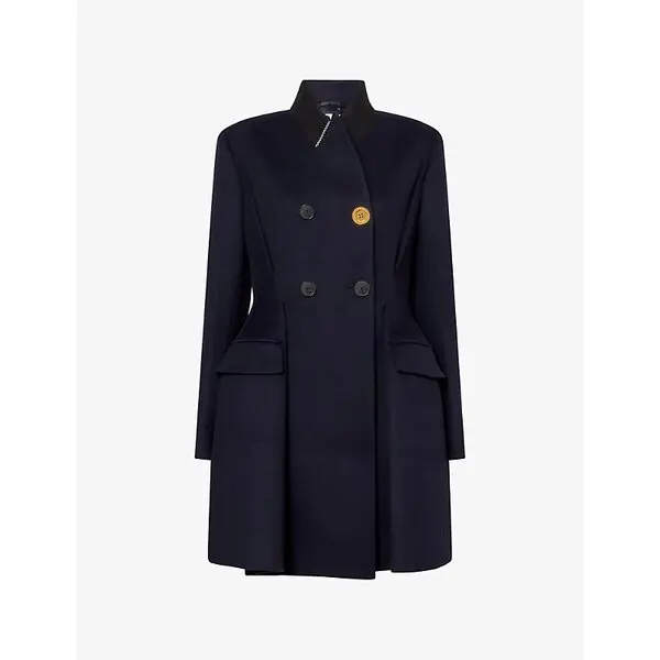Givenchy Double-breasted Pinched Wool-cashmere Blend Coat