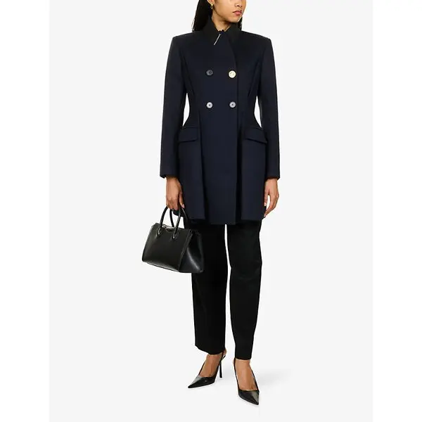 Givenchy Double-breasted Pinched Wool-cashmere Blend Coat
