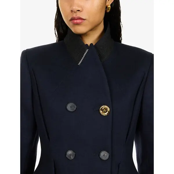 Givenchy Double-breasted Pinched Wool-cashmere Blend Coat