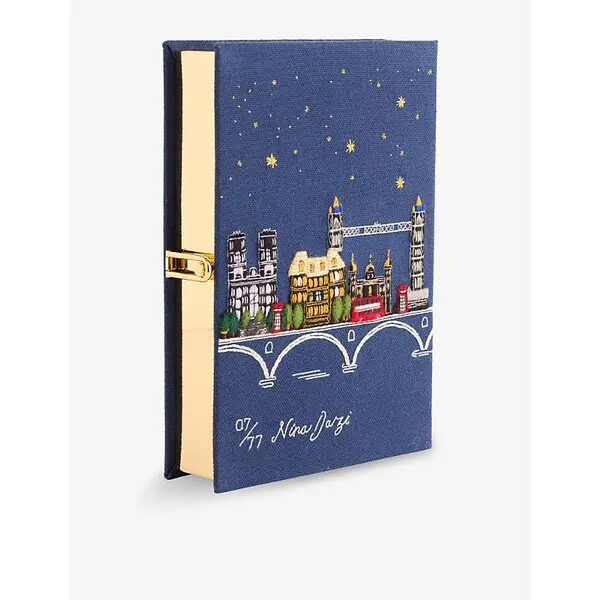 OLYMPIA LE-TAN London Skyline Book Clutch Bag