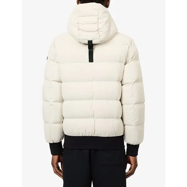 Moose Knuckles Soho Hooded Shell-down Bomber Jacket