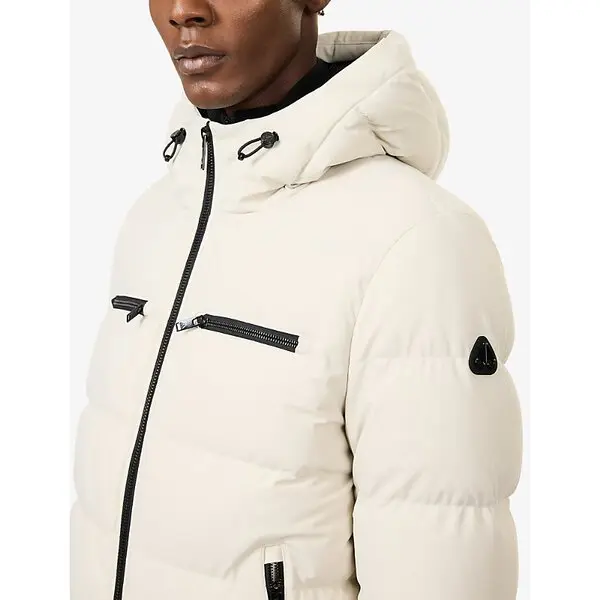 Moose Knuckles Soho Hooded Shell-down Bomber Jacket