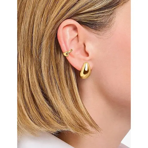 THOMAS SABO Rounded 18ct Gold-plated Sterling Silver Stud Earrings