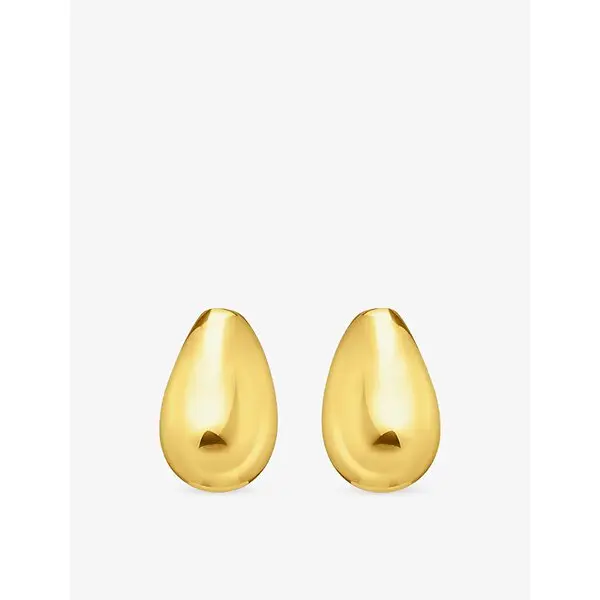 THOMAS SABO Rounded 18ct Gold-plated Sterling Silver Stud Earrings