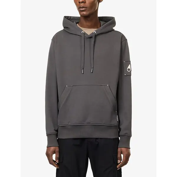 Moose Knuckles Hartsfield Logo-plaque Cotton Hoody