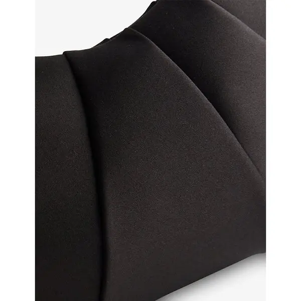 Rodo Croissant Satin Top Handle Bag