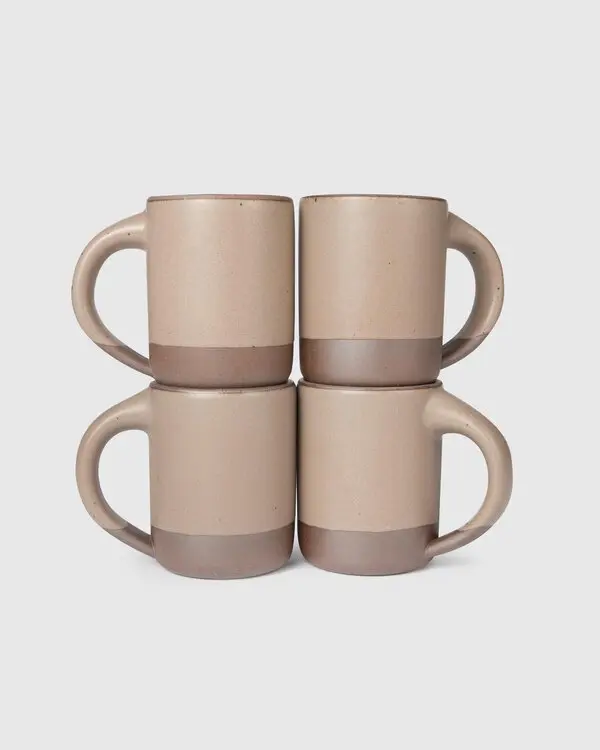 Quince East Fork The Mug, Set Of 4 - Morel