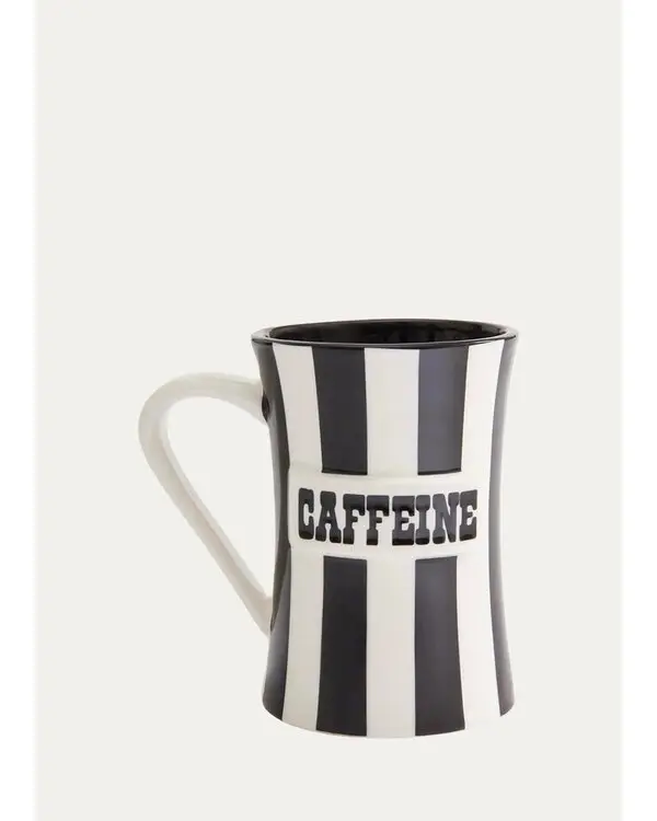 Jonathan Adler Vice Striped Mug - Black
