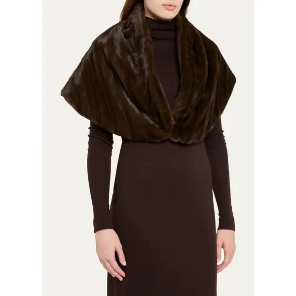 Fleurette Faux-fur Shawl