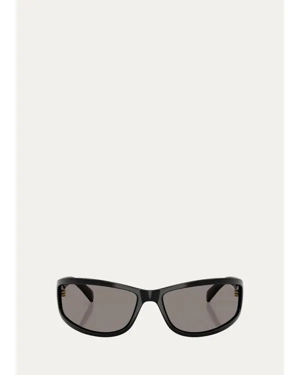 Miu Miu 69mm Wraparound Sunglasses