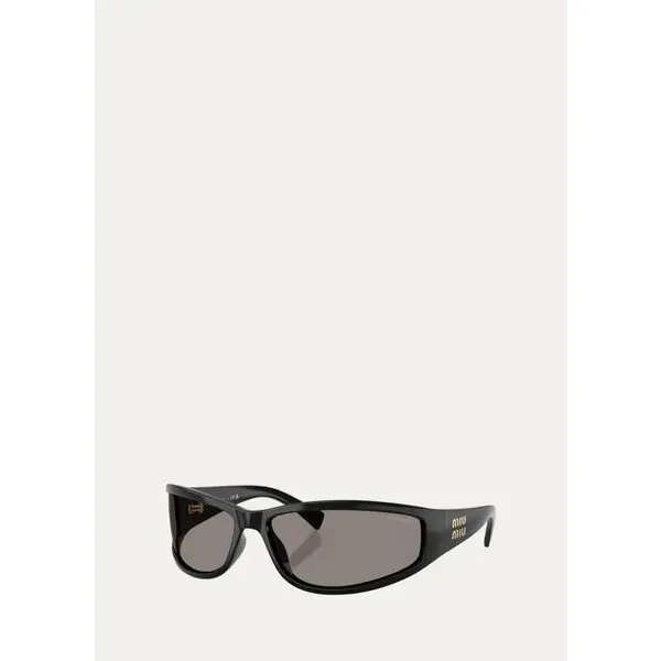 Miu Miu 69mm Wraparound Sunglasses