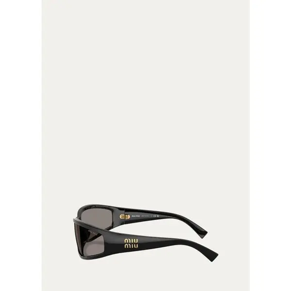 Miu Miu 69mm Wraparound Sunglasses