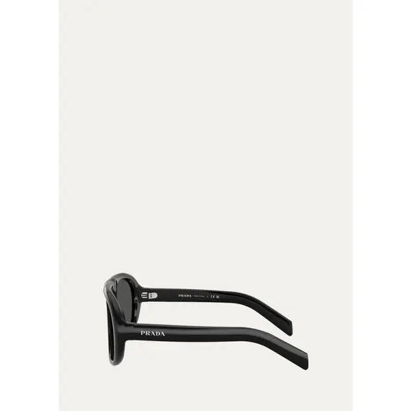 Prada 57mm Pilot Sunglasses