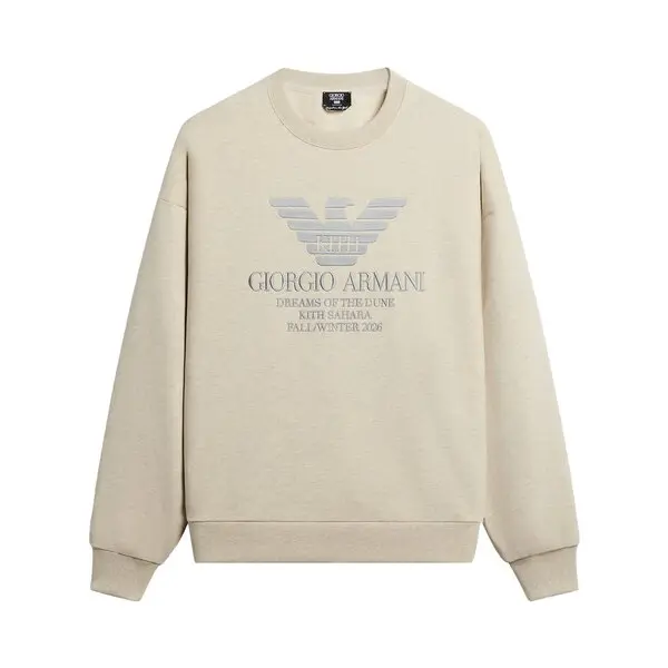 Kith Giorgio Armani & Nelson Crewneck Melange