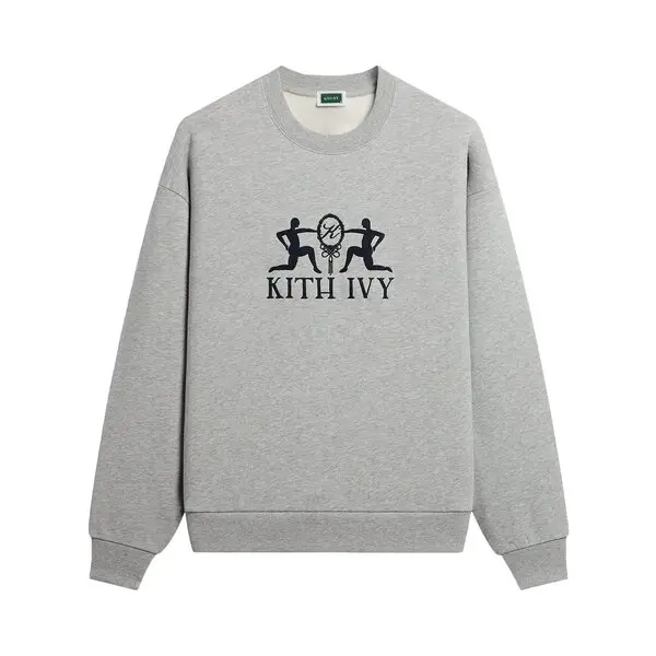Kith Ivy Emblem Vintage Crewneck 'cool Heather