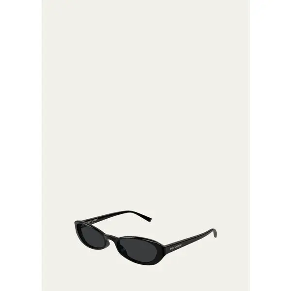 Saint Laurent 51mm Acetate Oval Sunglasses