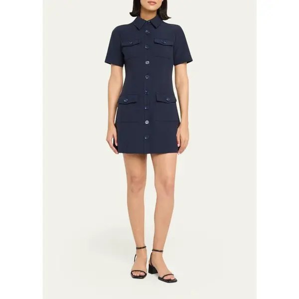 TOCCIN Lydia Short-sleeve Mini Dress