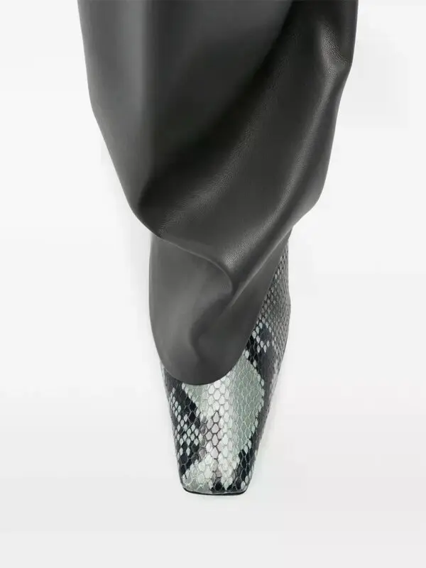Attico Robin Snakeskin-effect Boots