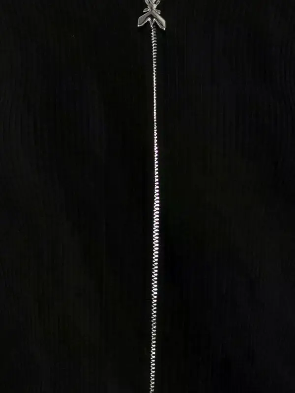 Patrizia Pepe Ribbed Zip-up Cardigan