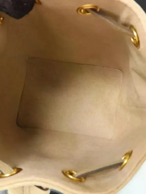 LOUIS VUITTON Nano Monogram Empreinte Noe Bucket Bag