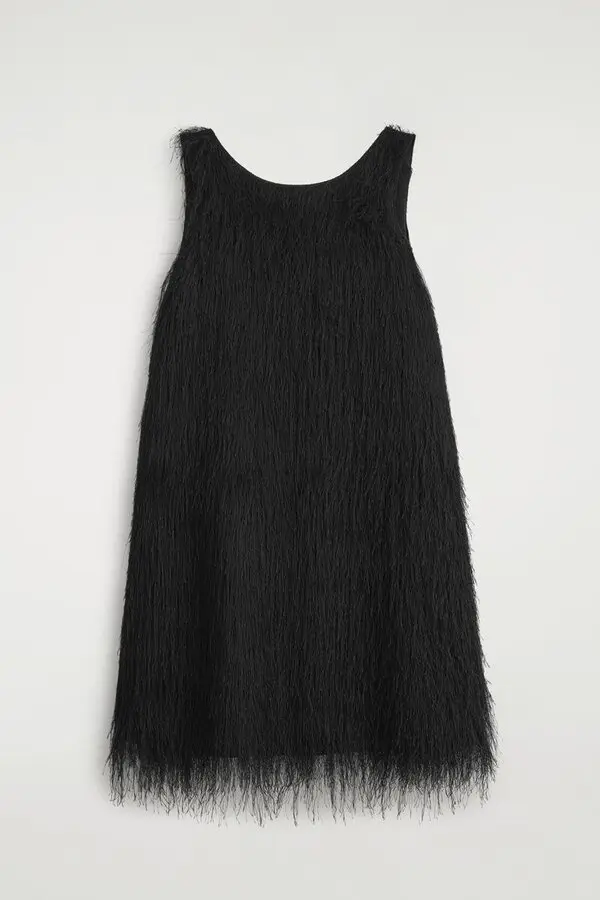 Cos Fringed Mini Dress
