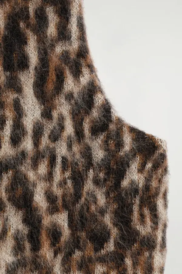 Cos Leopard-jacquard Balaclava