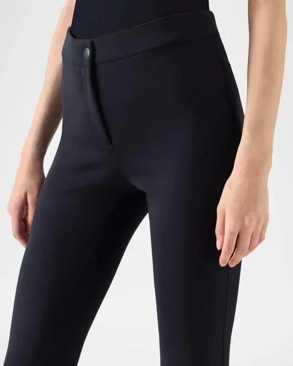 Akris Mid-rise Straight Pants - Black