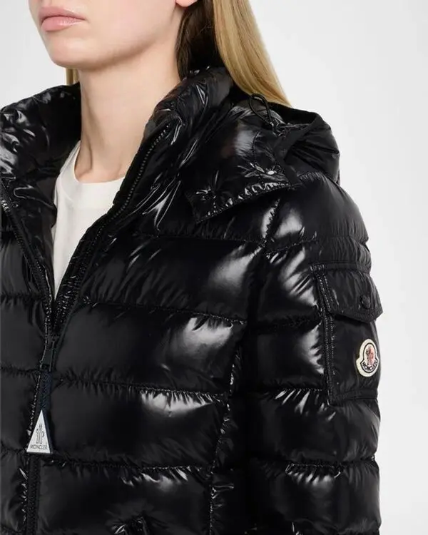 Moncler Bady Hooded Short Down Jacket - Black