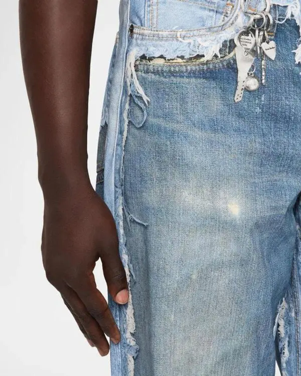 Acne Studios Apos;s Pentyone Brushed Denim Wide-leg Jeans