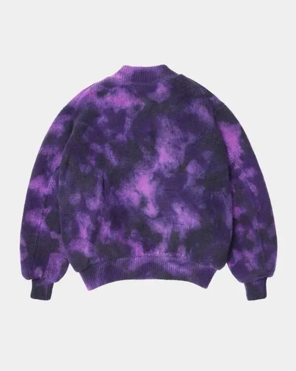 VOWELS Apos;s Tie-dye Knit Bomber Jacket
