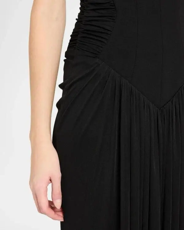 Black Halo Ardenna Ruched Gown