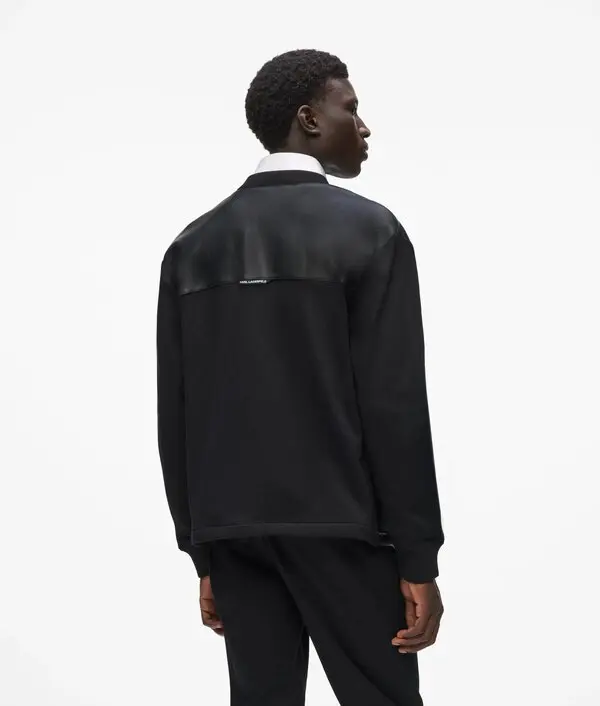 Karl Lagerfeld Varsity Bomber Sweatshirt