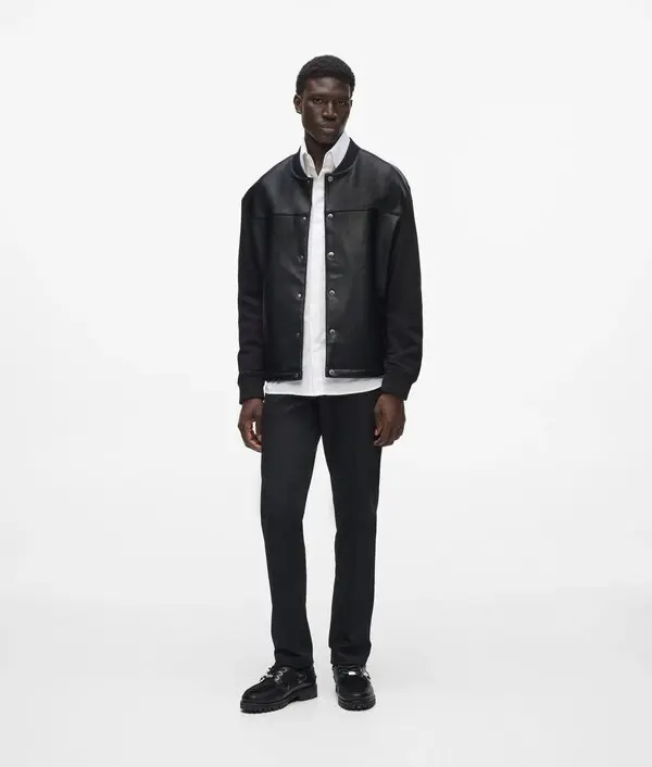 Karl Lagerfeld Varsity Bomber Sweatshirt