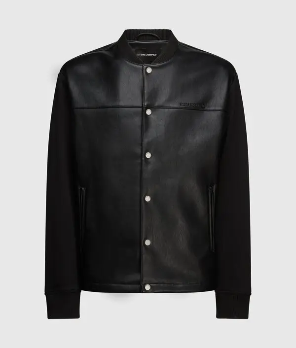 Karl Lagerfeld Varsity Bomber Sweatshirt
