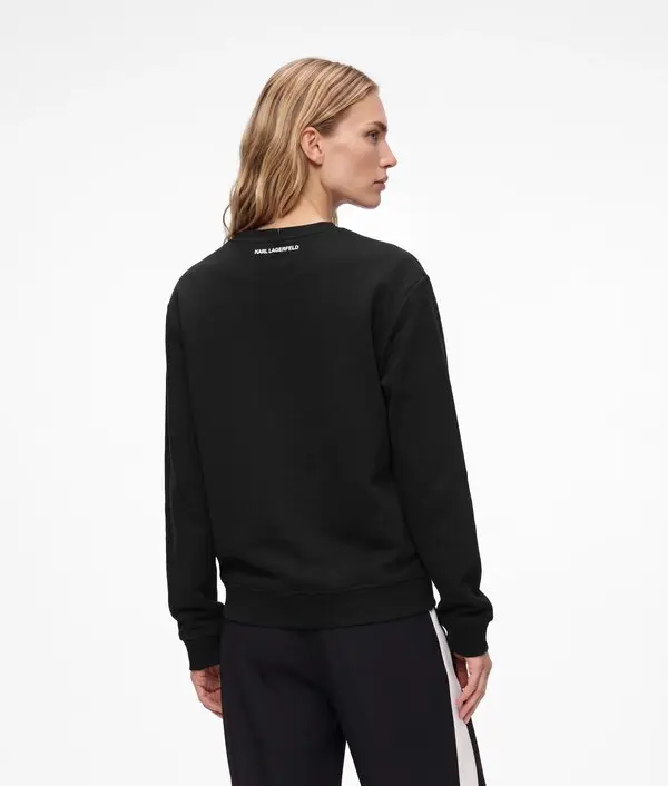 Karl Lagerfeld Exclusive Rue St-guillaume Rhinestone Sweatshirt
