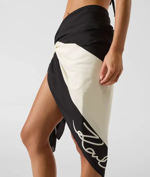 Karl Lagerfeld Signature Monochrome Pareo