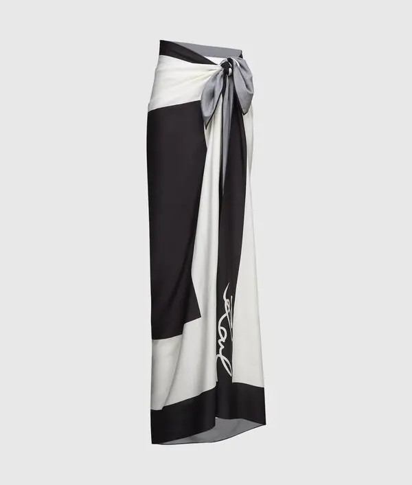 Karl Lagerfeld Signature Monochrome Pareo