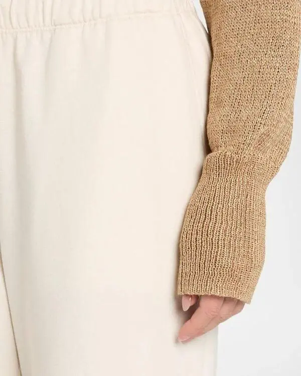 Eileen Fisher Straight-leg Fleecy Terry Pants - Plstr