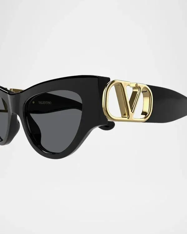 Valentino Garavani Vlogo 55mm Cat-eye Sunglasses