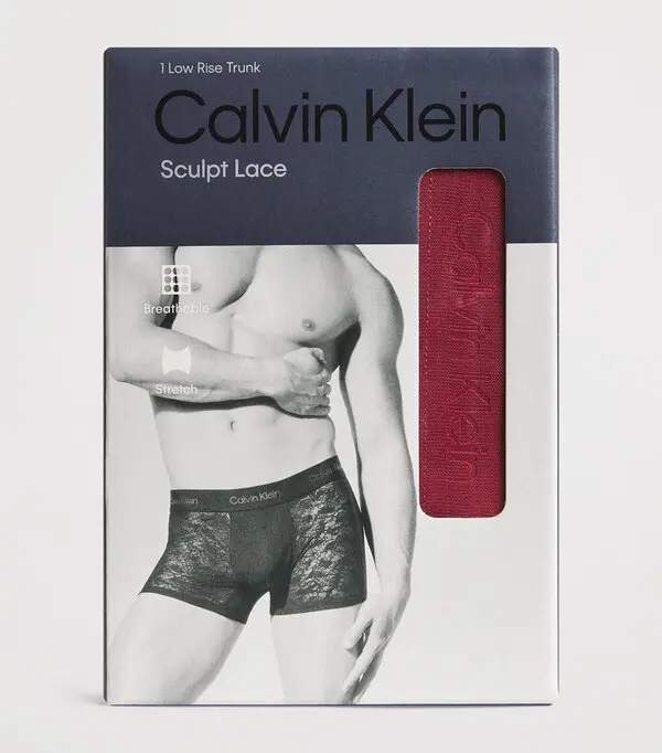 Calvin Klein Low-rise Sculpt Lace Trunks