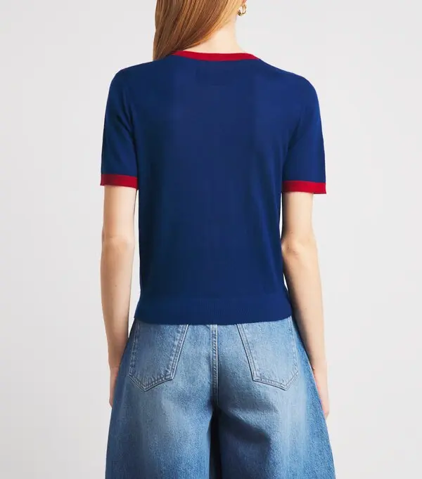 Guest In Residence Cashmere Airy Ringer T-shirt