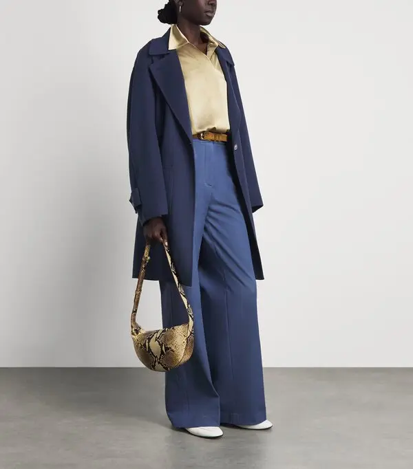 JOSEPH Wool-silk Frankie Overcoat