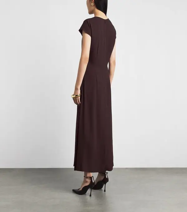 JOSEPH Crepe Taipan Maxi Dress