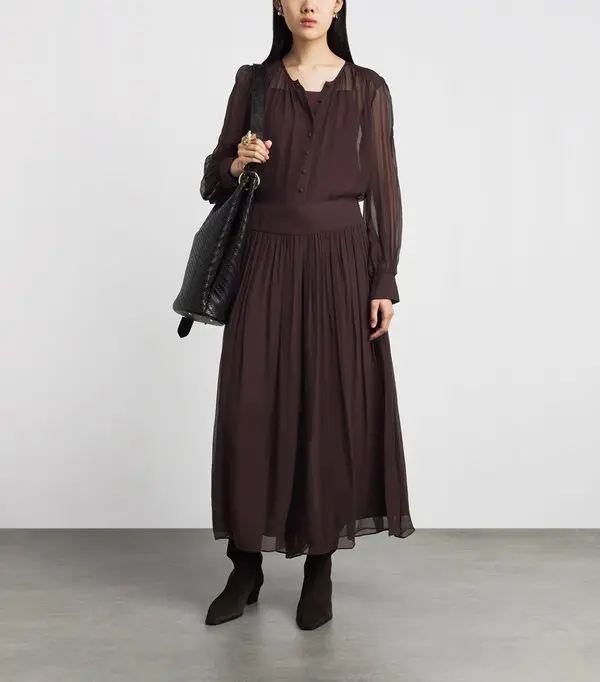 JOSEPH Silk Chiffon Elisa Blouse