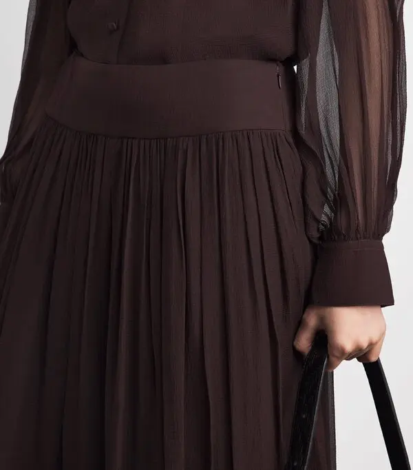 JOSEPH Silk Chiffon Ale Trousers