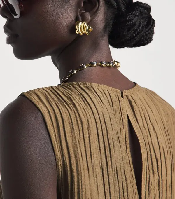 JOSEPH Crinkle-effect Dion Maxi Dress