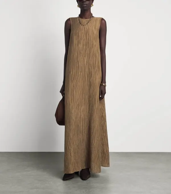 JOSEPH Crinkle-effect Dion Maxi Dress