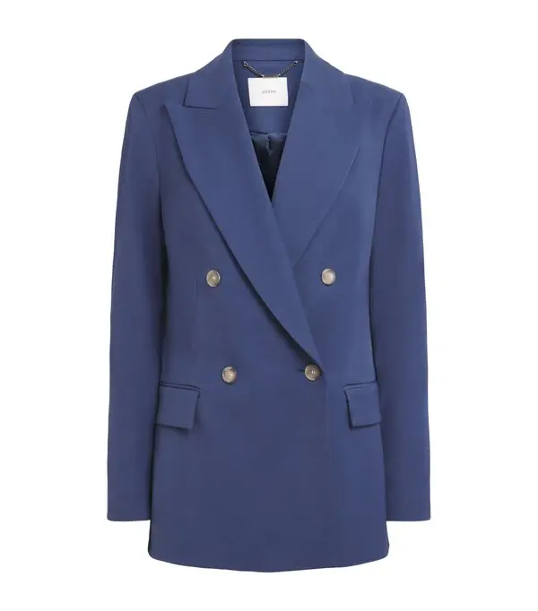 JOSEPH Cady Twill Fari Blazer - Blue