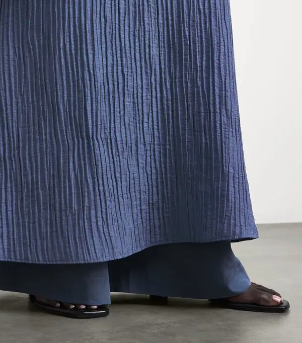 JOSEPH Crinkle-effect Dion Maxi Dress